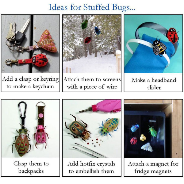 Stuffed Bugs - StitchSoup